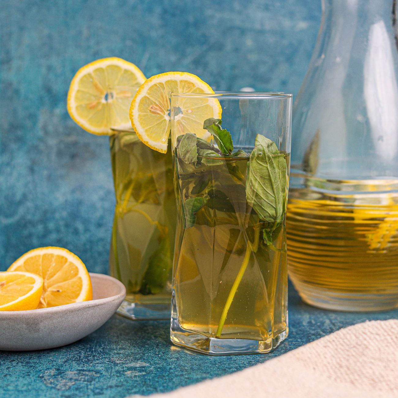 Lemon & Basil Iced Green Tea Recipe | Woolworths