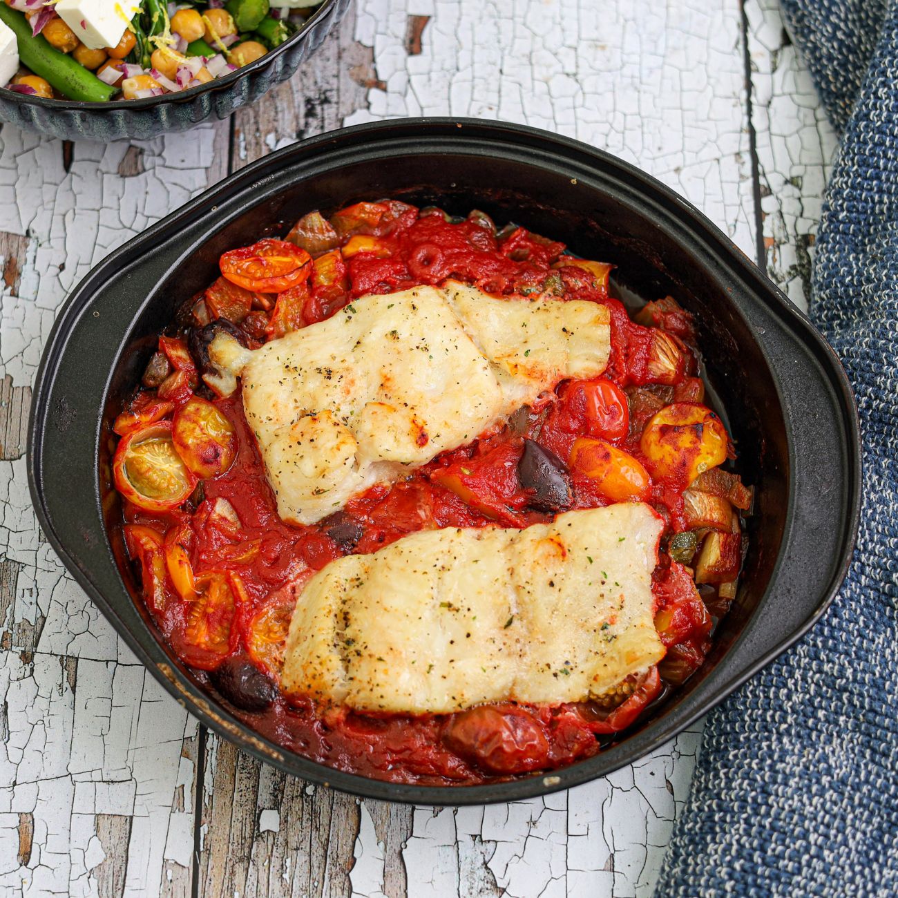 Mediterranean Hake & Tomato One Pot Recipe | Woolworths