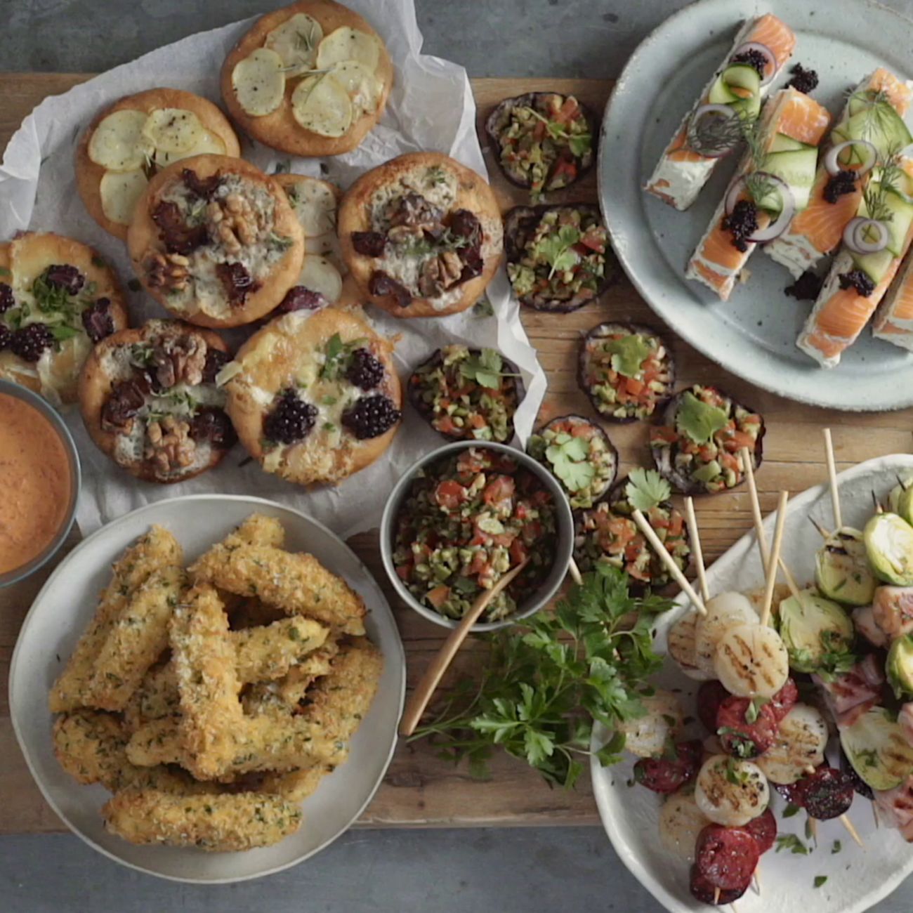 Plate like a stylist: Party food | Woolworths