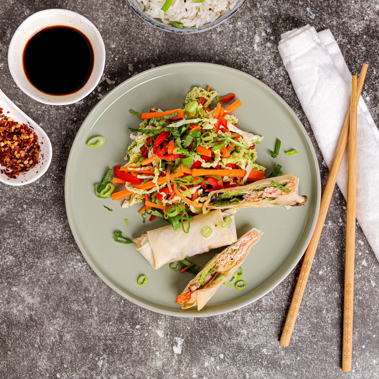 Salmon Spring Rolls Recipe | Woolworths