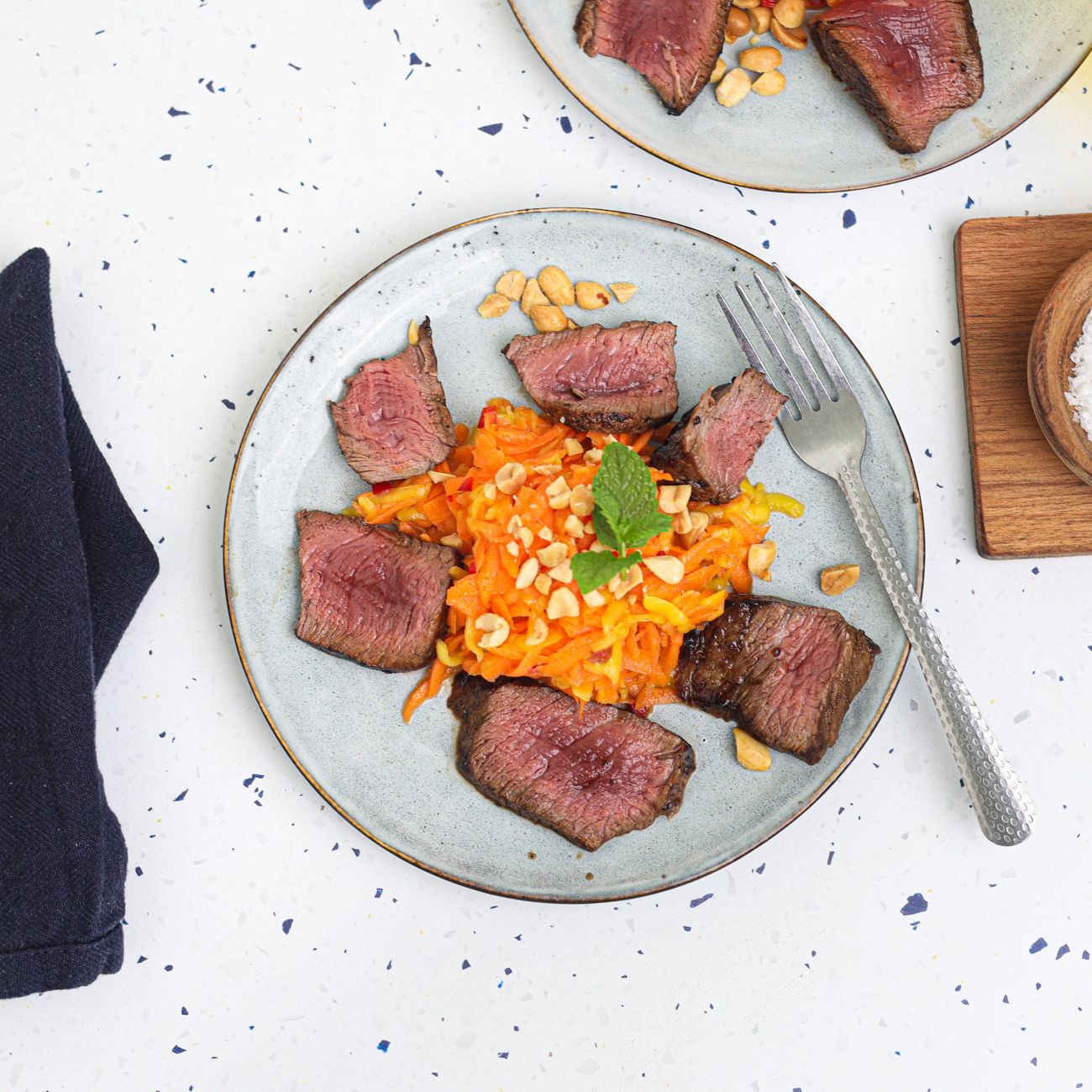 Seared Beef & Papaya Salad Recipe | Woolworths