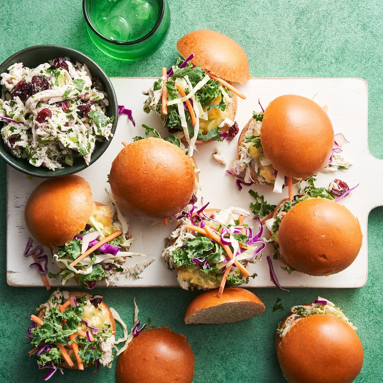 Shredded Chicken, Cranberry & Kaleslaw Sliders Recipe | Woolworths