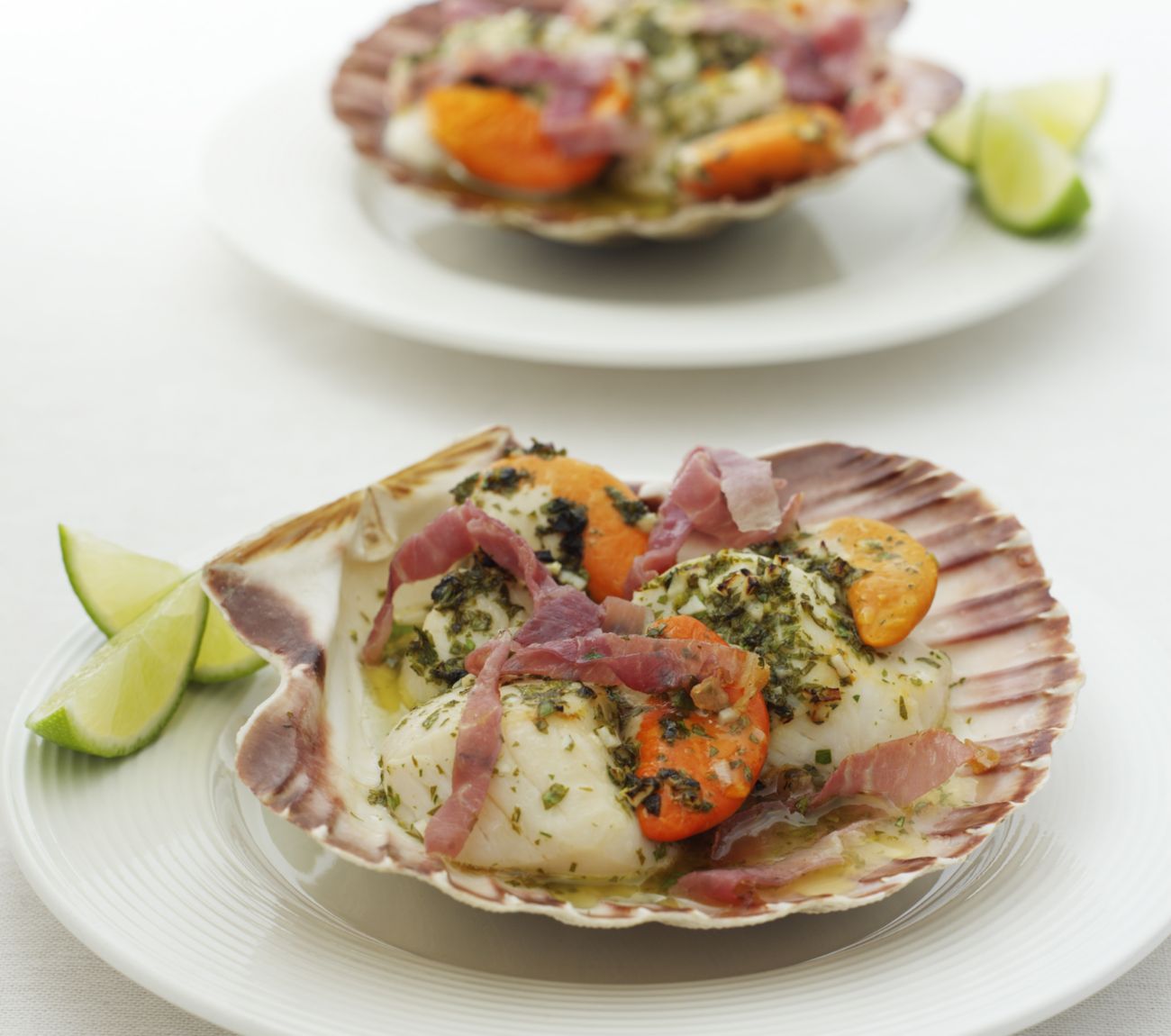 Grilled Scallops In Shell
