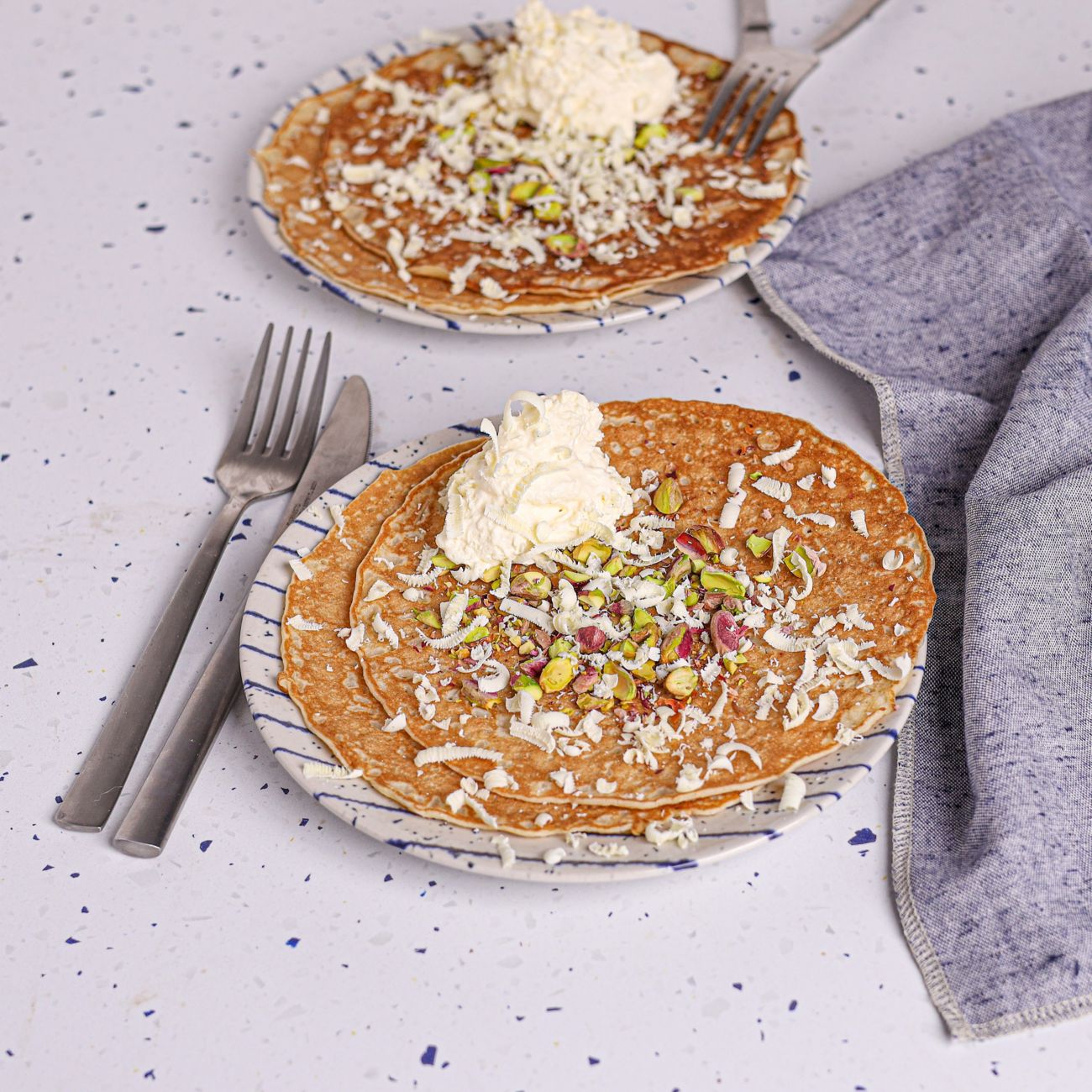 White Chocolate & Pistachio Crêpe Recipe | Woolworths